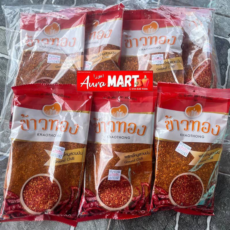 Cili flake / serbuk lada khaitong 100g EXTRA PEDAS | Shopee Malaysia