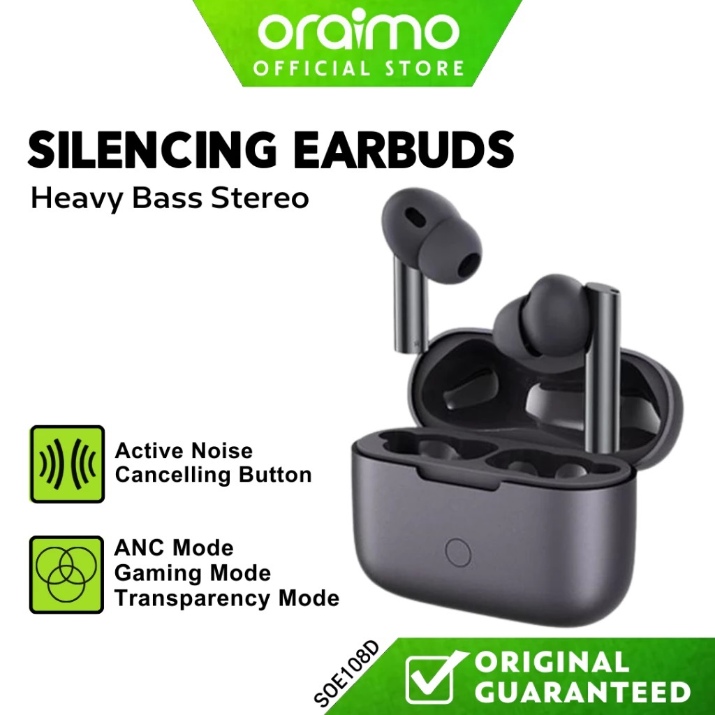 🎉 ORAIMO OEB-E108D HAVY BASS TWS WIRELESS BLUETOOTH EARBUDS EARPHONE 🎉 ...