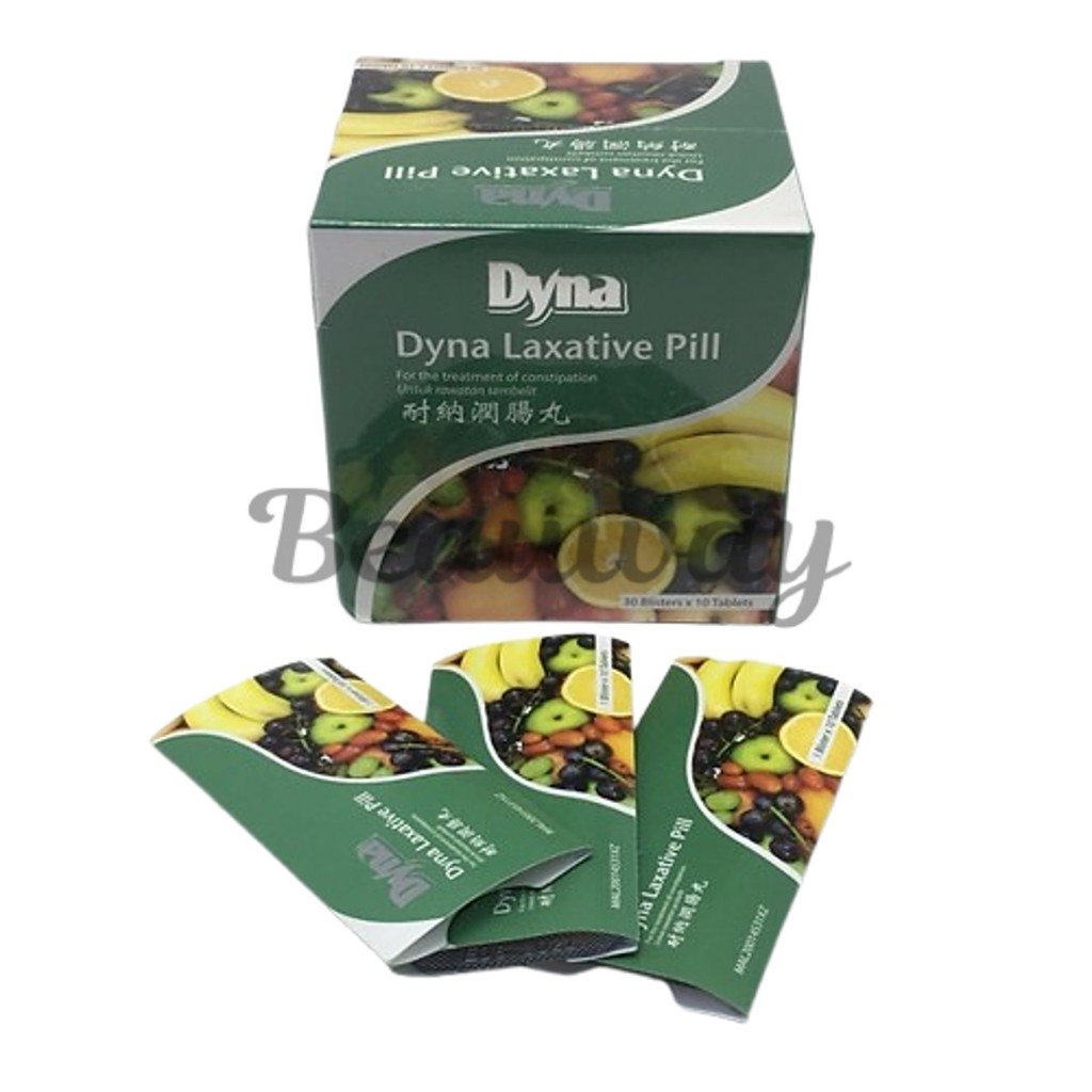 DYNA LAXATIVE PILL 30 BLISTERS X 10 TABLETS | Shopee Malaysia