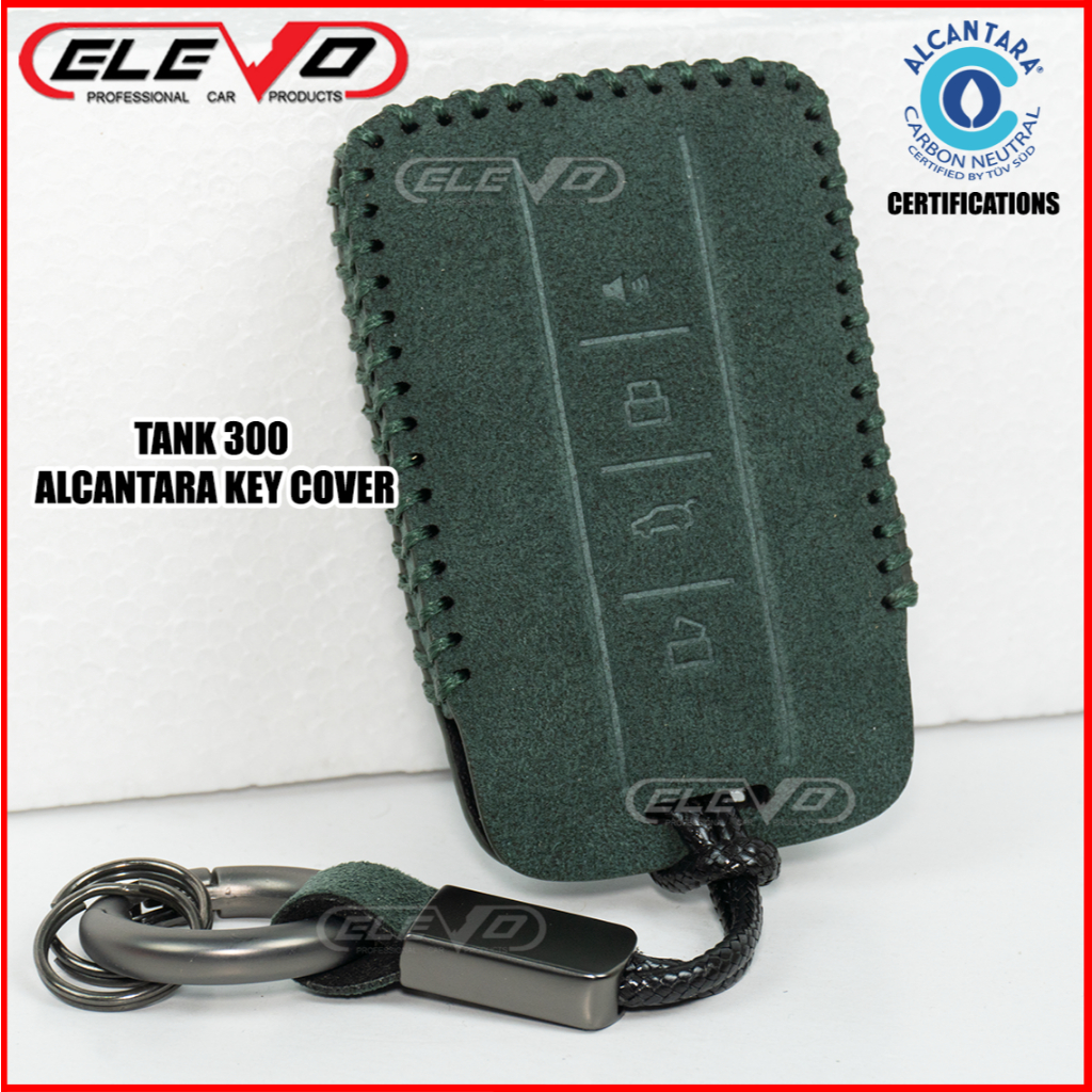 Alcantara GMC Tank 300 2024 Leather Key Case Key Cover With Key Chains ...