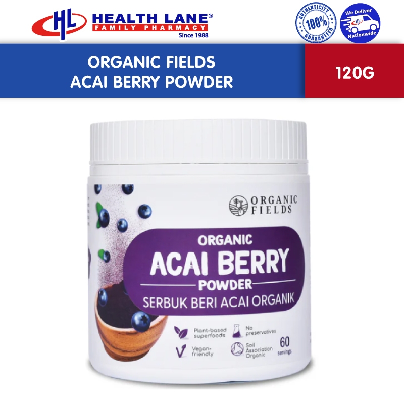 ORGANIC FIELDS ACAI BERRY POWDER (120G) | Shopee Malaysia