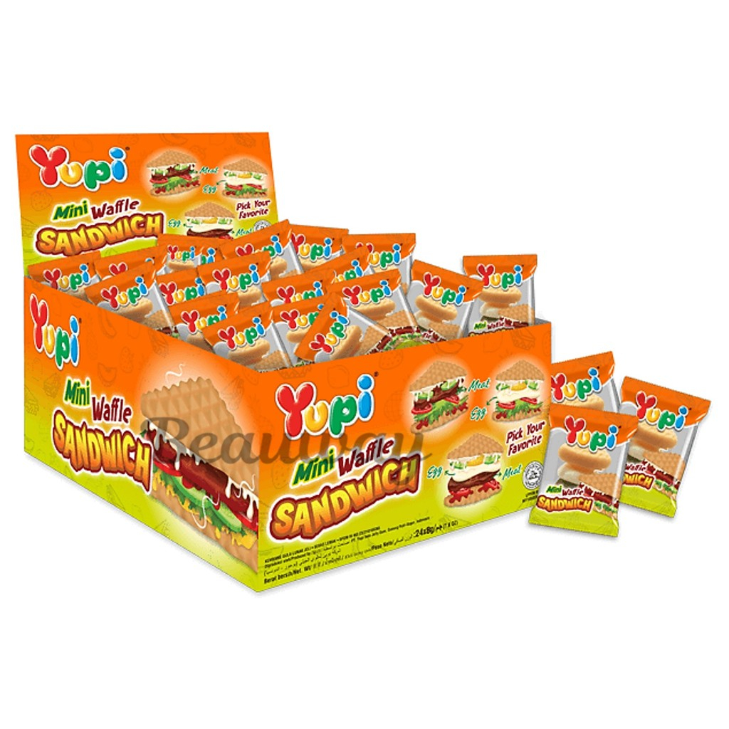 YUPI MINI WAFFLE SANDWICH GUMMY 72PCS X 7.5G | Shopee Malaysia