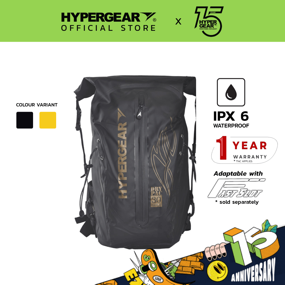 Hypergear Beg Galas Pro Gold 30L / Hypergear Waterproof Dry Pac Pro ...
