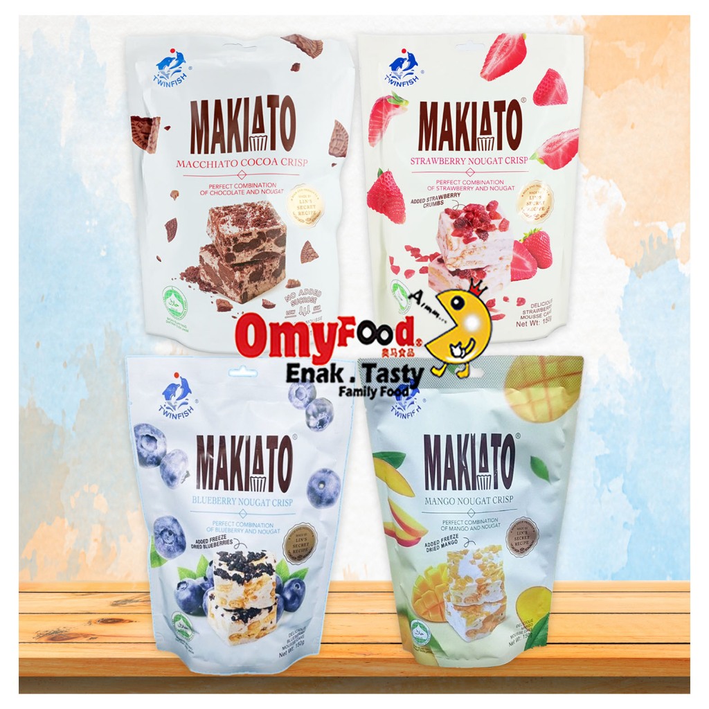 150g Twinfish Makiato Macchiato Cocoa Nougat Crisp[Chocolate ...