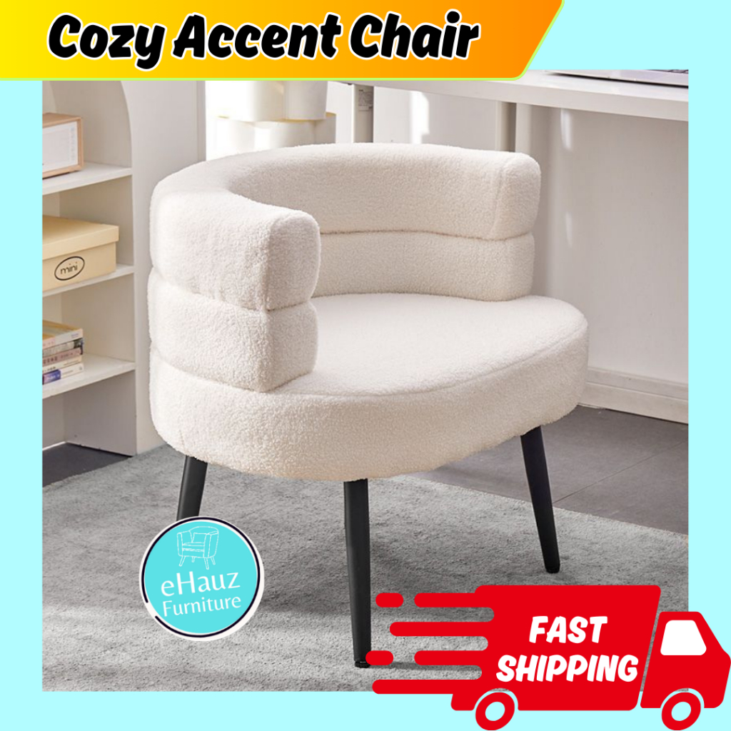 eHauz Nordic Viral Cloud Chair Accent Chair Korean Trend Fluffy Cozy ...