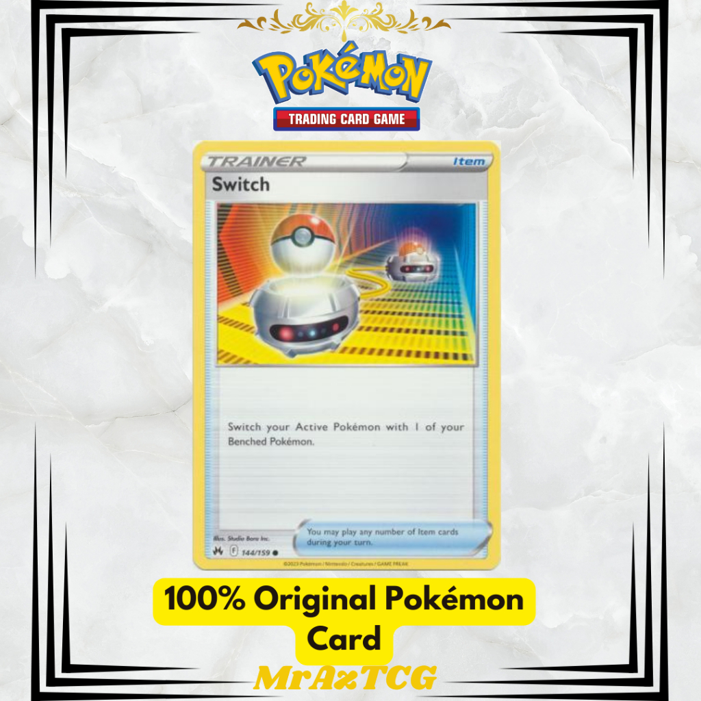 Pokémon Trainer Card - Switch (144/159) | Shopee Malaysia