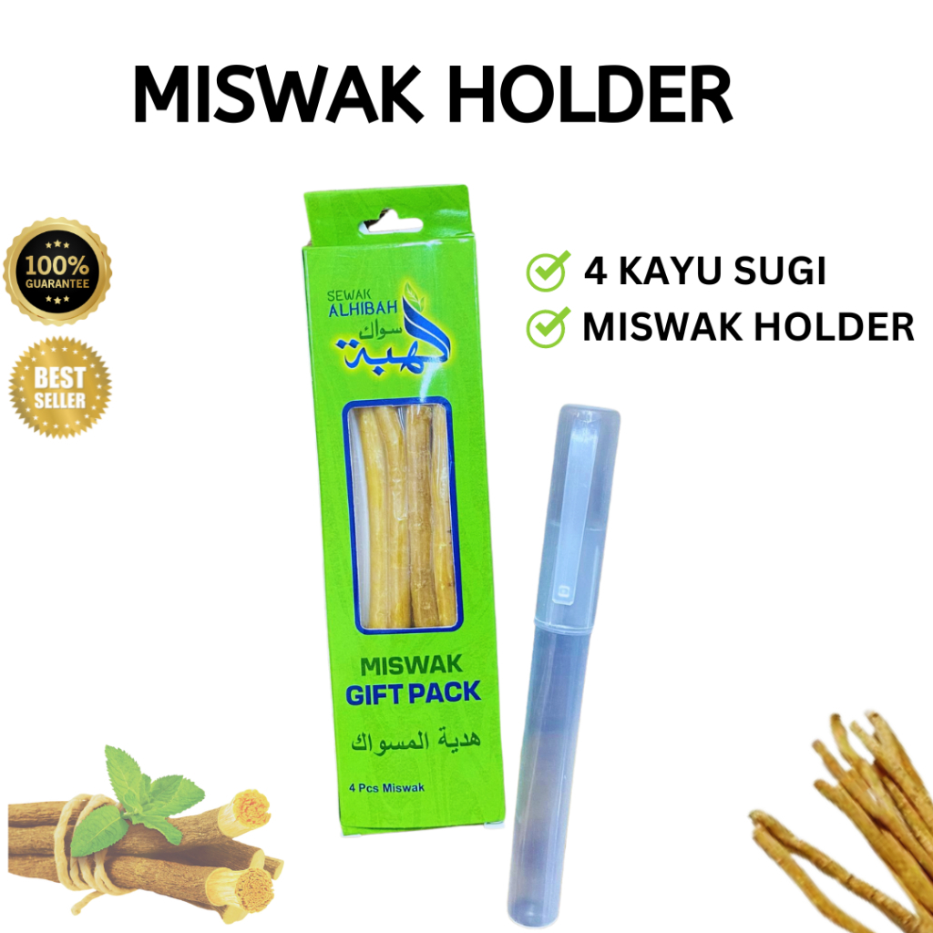 Miswak Al-Khair / Kayu Sugi READY STOCK Organic Toothbrush GIFT PACK ...