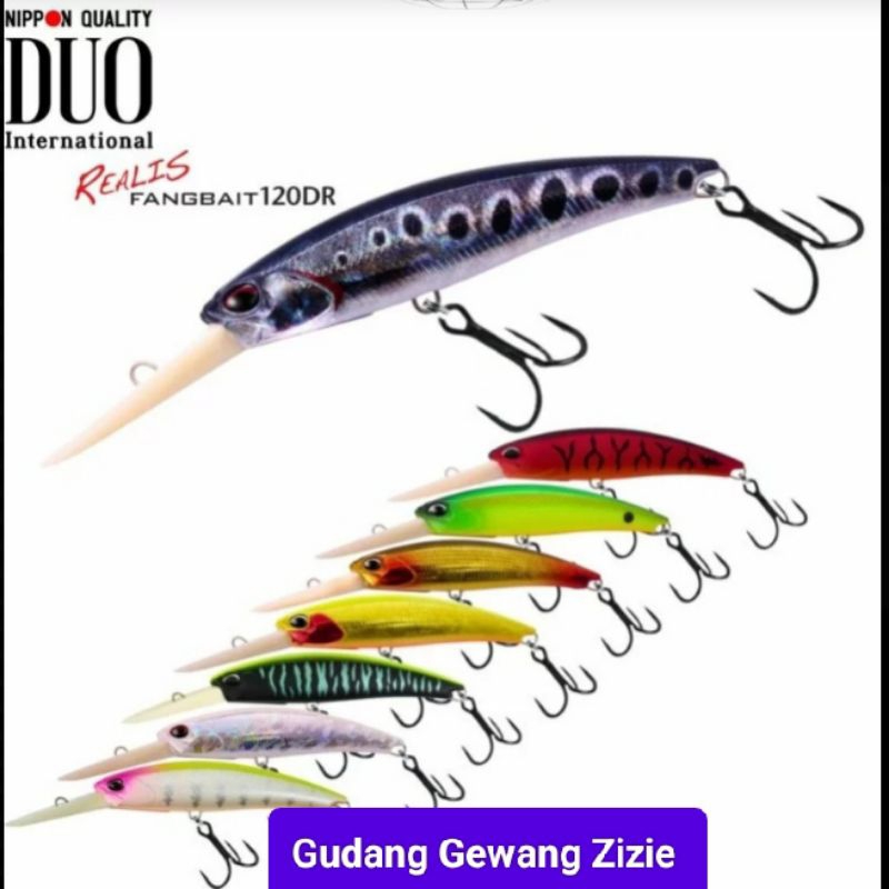 ORIGINAL DUO REALIS FANGBAIT 120DR | Shopee Malaysia