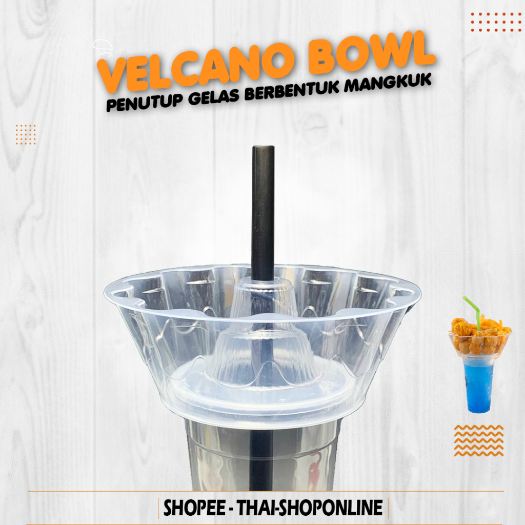 Volcano Bowl Cup Plastic with Volcano Bowl Unique Bowl Cup | Shopee ...
