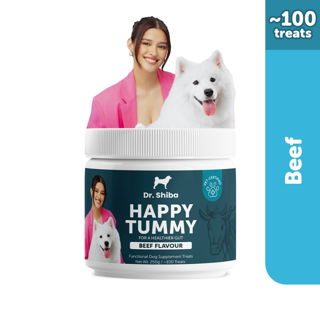 Dr Shiba Happy Tummy Healthy Dog Treats Snack - Dog Multivitamins - Dog ...