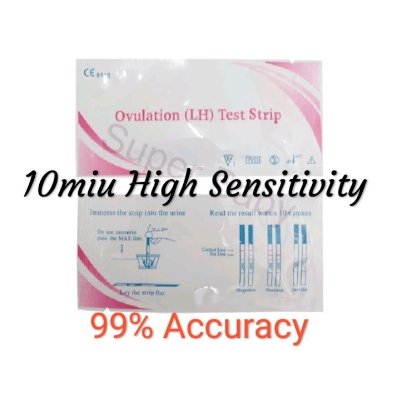 Kit Ujian Ovulasi Kesuburan OPK Ovulation Test Strip High Sensitivity ...