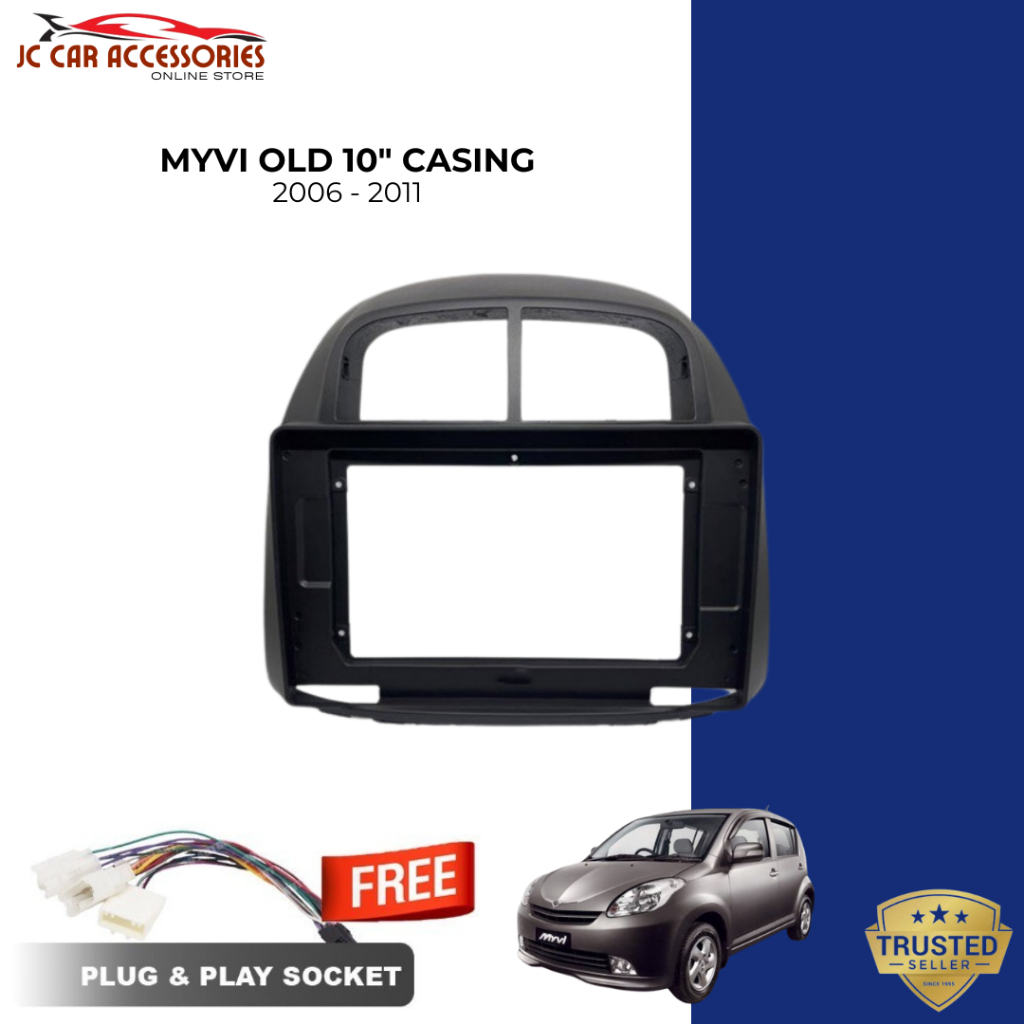 Perodua Myvi Old First Gen 10 Inch Car Android Player Casing With ...