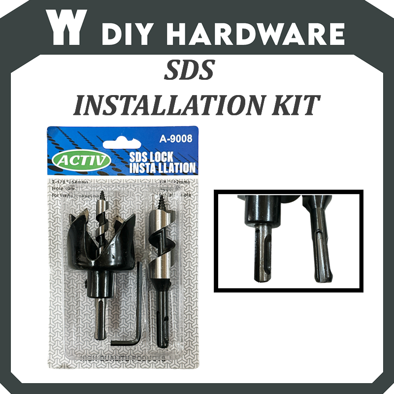 YY DiY SDS/ Heavy Duty/ Light Duty Lock Installation Kit Adjustable ...