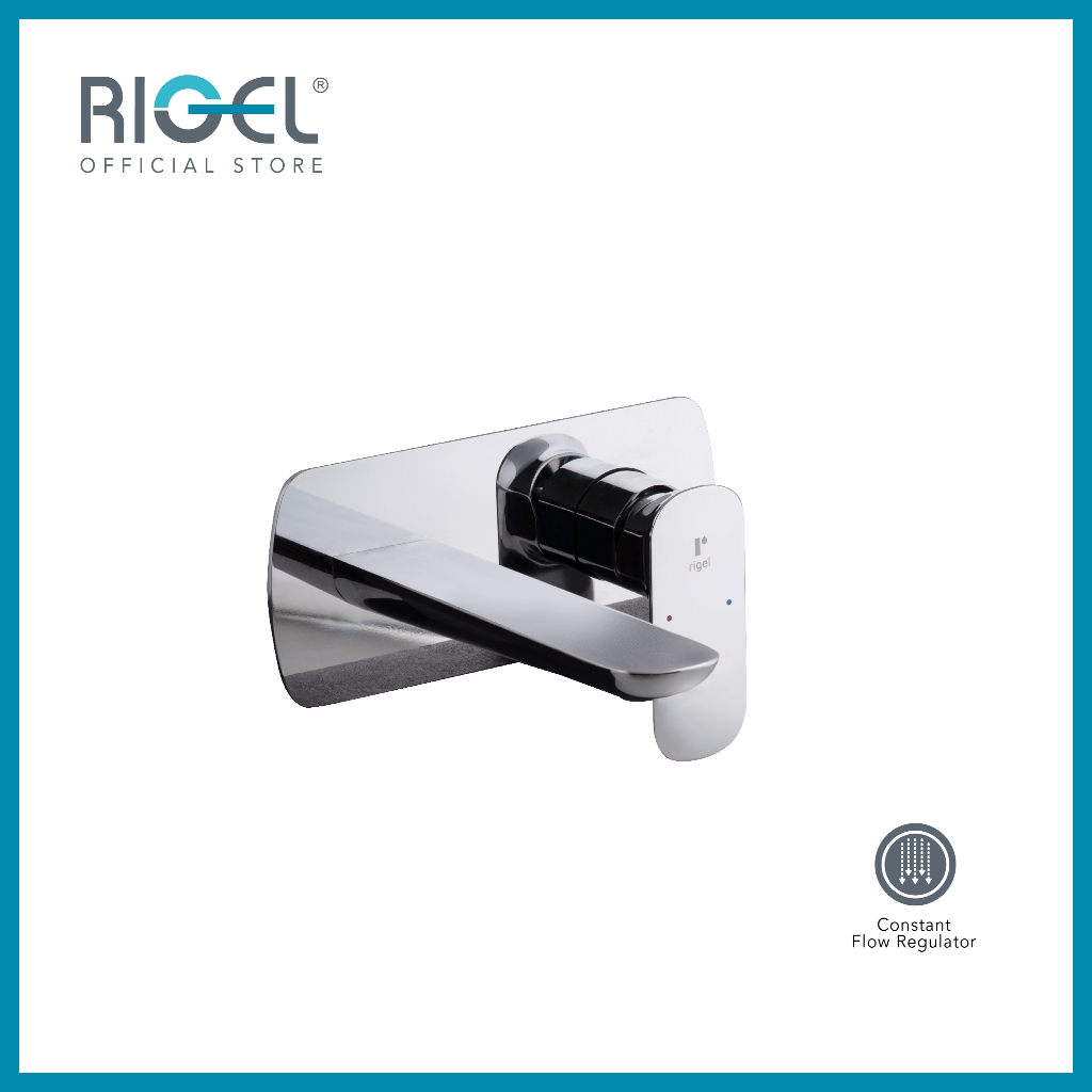 [P.O] RIGEL Chrome Wall Mounted Basin Mixer Tap MXBW591702 | Shopee Malaysia