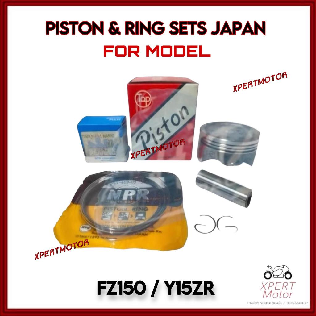 YAMAHA FZ150 Y15ZR PISTON AND PISTON RING SETS JAPAN STD/025/050/075/100 FULL SET | Shopee Malaysia