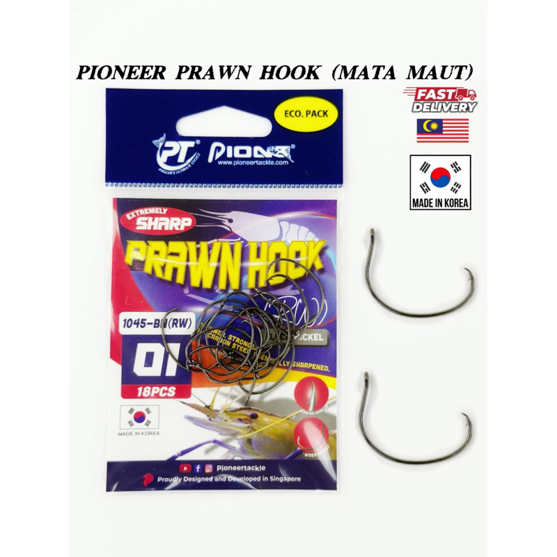 Pioneer Prawn Hook Mata Maut Udang Galah Mata Udang Udang (Made In ...