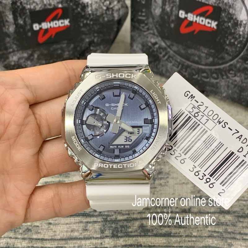 100% ORIGINAL CASIO G-SHOCK GM-2100WS-7A Seasonal Collection 2023. | Shopee Malaysia