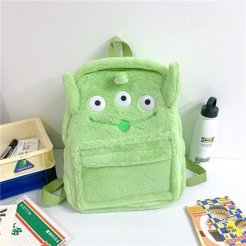 New Cute and Bizarre Plush Little Bear Backpack Fun Large Capacity ...