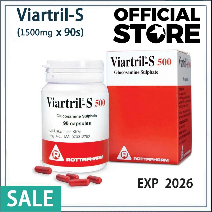 Ready Stock VIARTRIL-S 500MG CAPS 90'S (EXP 07/2025) | Shopee Malaysia