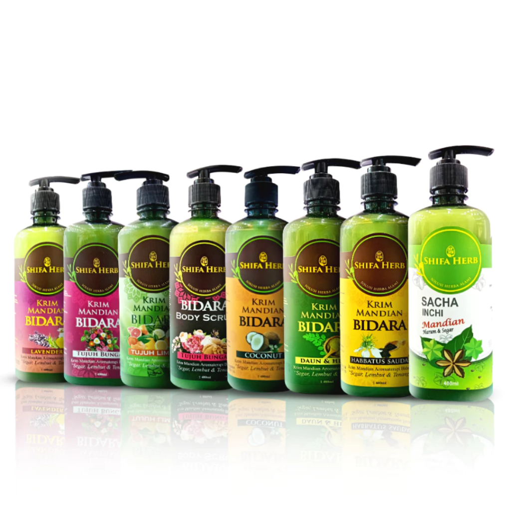 SHIFA HERB Mandian Bidara 480ml Daun & Herb Habbatus Sauda Lavender ...