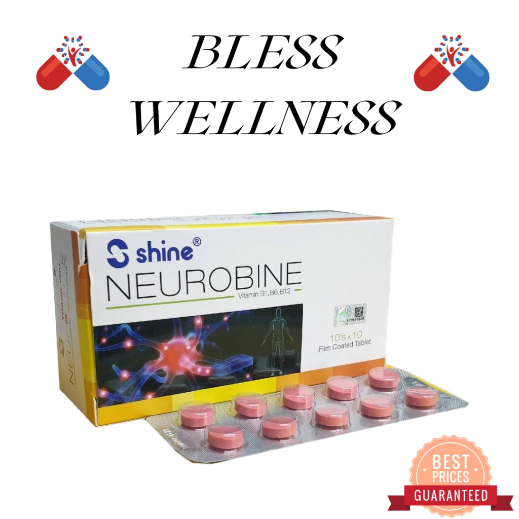 SHINE NEUROBINE TABLET VITAMIN B1, B6, B12 2STRIP(20's) | Shopee Malaysia