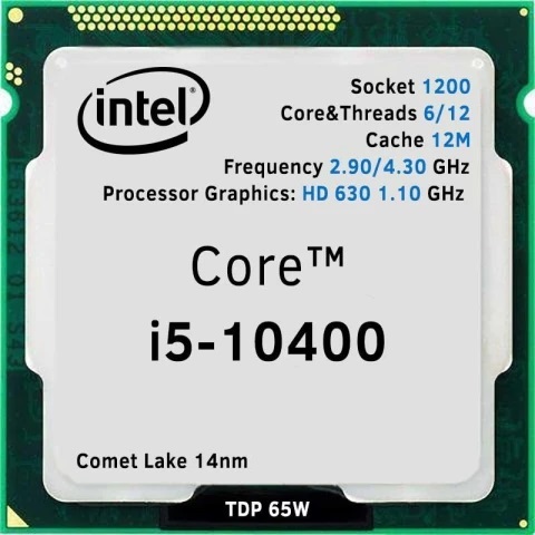 Intel Core i5 10400 Processor 10th 11th Gen LGA1200 | Shopee Malaysia