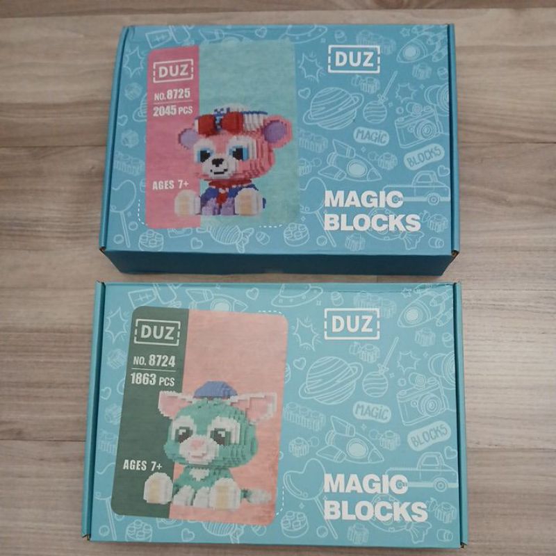 DIY Big Gelatoni ShellieMay 24cm Building DUZ Magic Blocks | Shopee ...