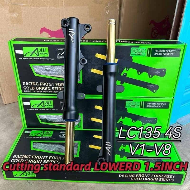 AJI RACING FRONT LAY FORK LC135 4S LC 135 135LC NVX155 NVX / Y15ZR Y15 Y16ZR Y16 ABS / RS150 ...