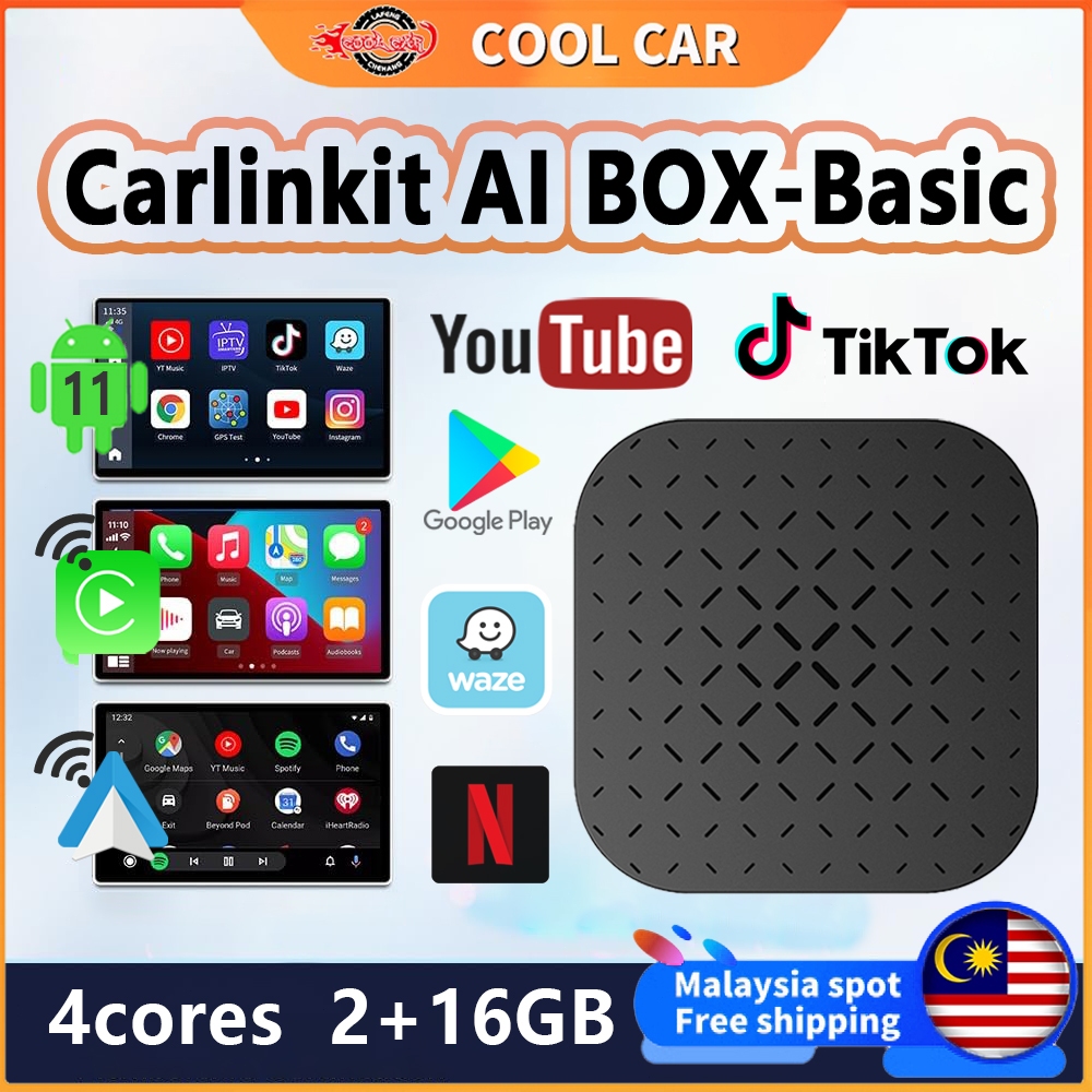Carlinkit tbox Car Ai Box Carplay Adapter Wired to Wireless android auto OEM Dongle basic ...