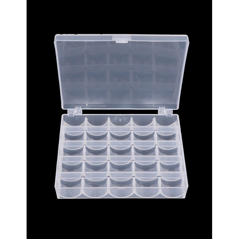READY STOCK💥💥💥Spools Bobbins Sewing Machine Empty Bobbin Case Organizer ...