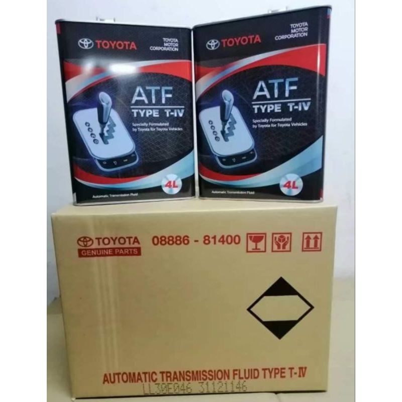 🇲🇾ORI NEW🔥 JAPAN TOYOTA ATF T-IV AUTO OIL 4L VIOS AVANZA ALTIS CAMRY ...