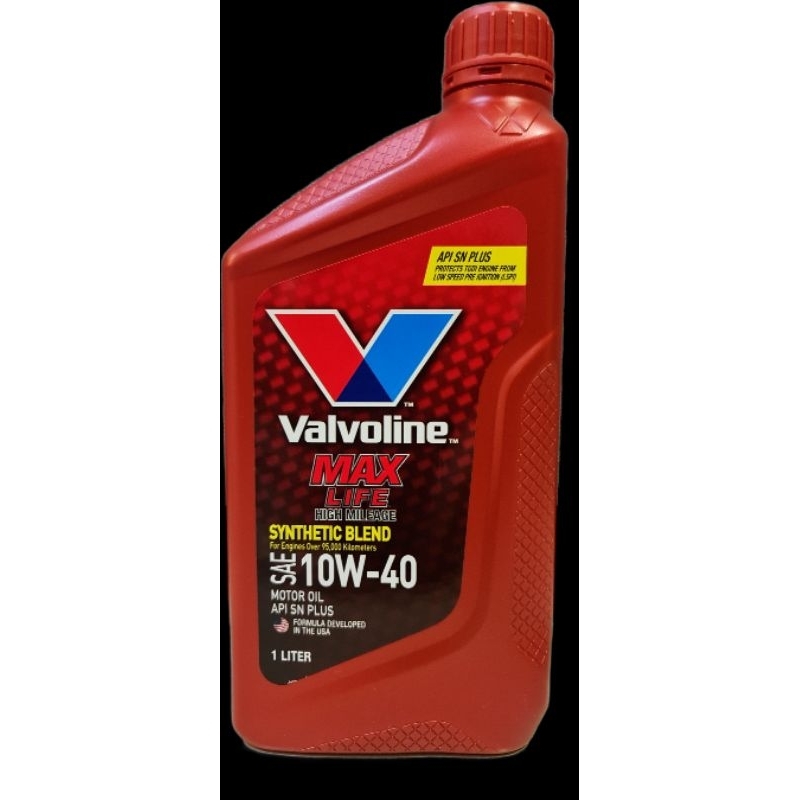 Valvoline Maxlife 10W40 Semi Synthetic Car Engine Oil (1L) | Shopee ...