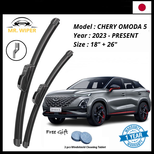 🔥MR WIPER🔥 CHERY OMODA 5 (2023-PRESENT) MR WIPER JAPAN TECHNOLOGY WIPER ...