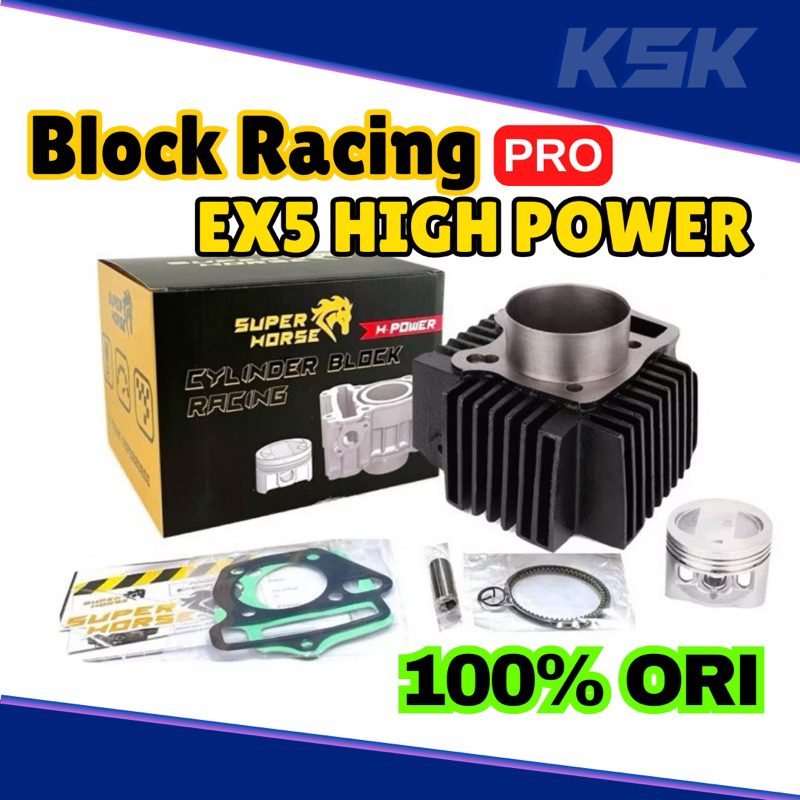 HONDA EX5 HIGH POWER EX5 LAMA BLOCK RACING SUPERHORSE PRO 53MM 56MM ...