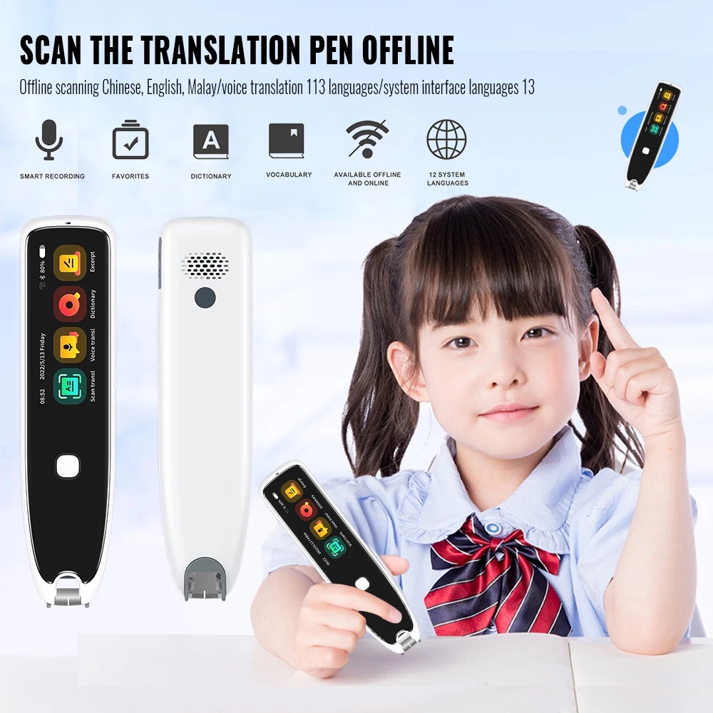 Dictionary Pen Malay Mandarin English 词典笔 马来文 英文 华文 Scan Translator Pen ...
