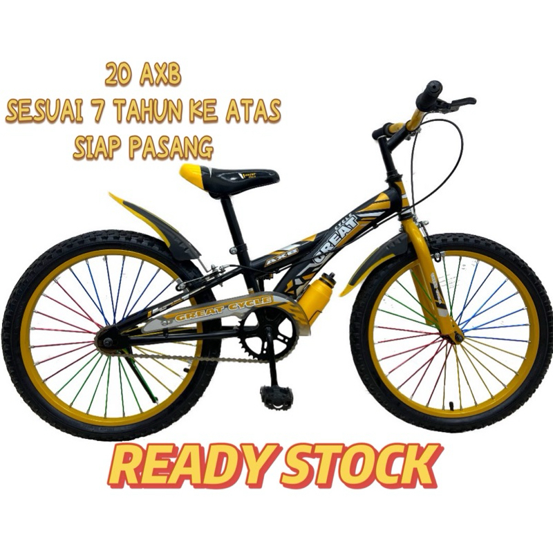 【SIAP PASANG】Basikal 20"basikal budak Kids bike 7-10tahun VOICE Sport Bike CANDY SAVA AXB GREAT ...