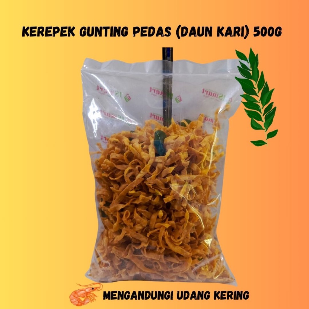 Kerepek Gunting ISTAFA 500g (Daun Kari) | Shopee Malaysia