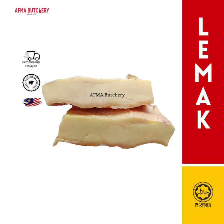 Lemak Lembu Malaysia Fresh Halal * Lemak Perap 500g * | Shopee Malaysia
