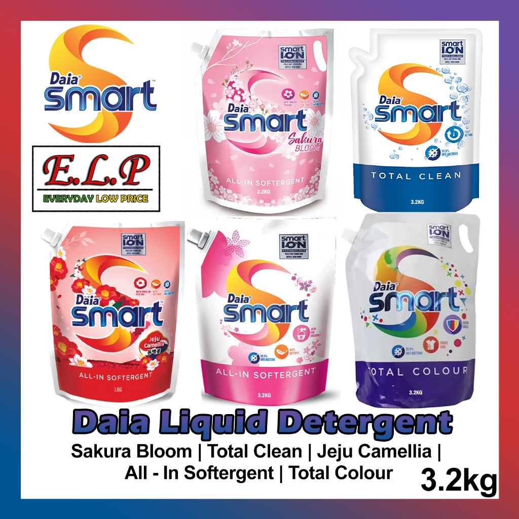 DAIA SMART LIQUID DETERGENT REFILL PACK 3.2KG | Shopee Malaysia