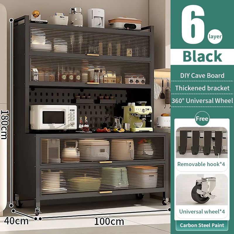 Rak Kabinet Dapur Kitchen Cabinet Rack Microwave Oven Cabinet Kitchen ...