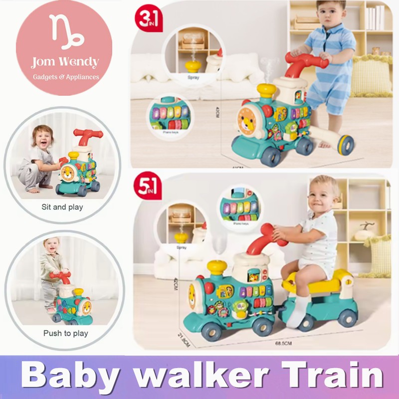 5in1 Musical Baby Walker Baby Walkers Learning Walker Baby Push Walker ...