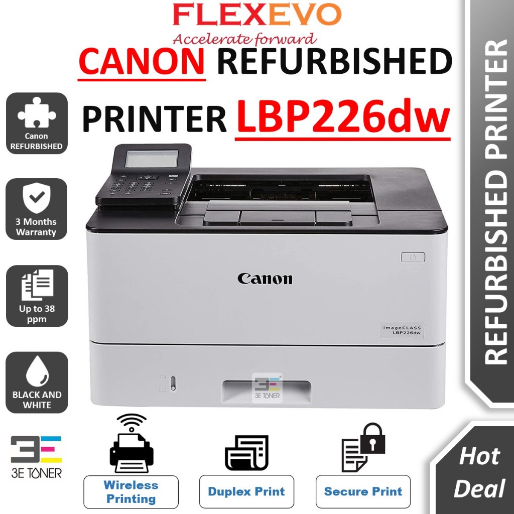 Refurbished Canon Printer imageCLASS LBP226DW LBP 226DW 226 LBP226dw LBP 226dw Monochrome Laser ...