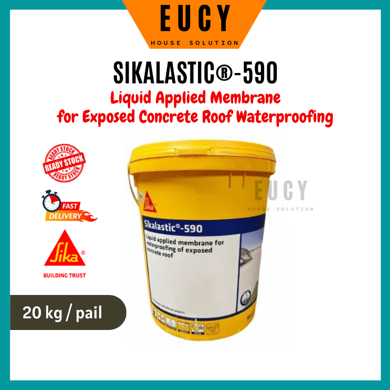 SIKALASTIC 590 (20kg) Liquid Waterproofing Membrane / Outdoor Concrete ...