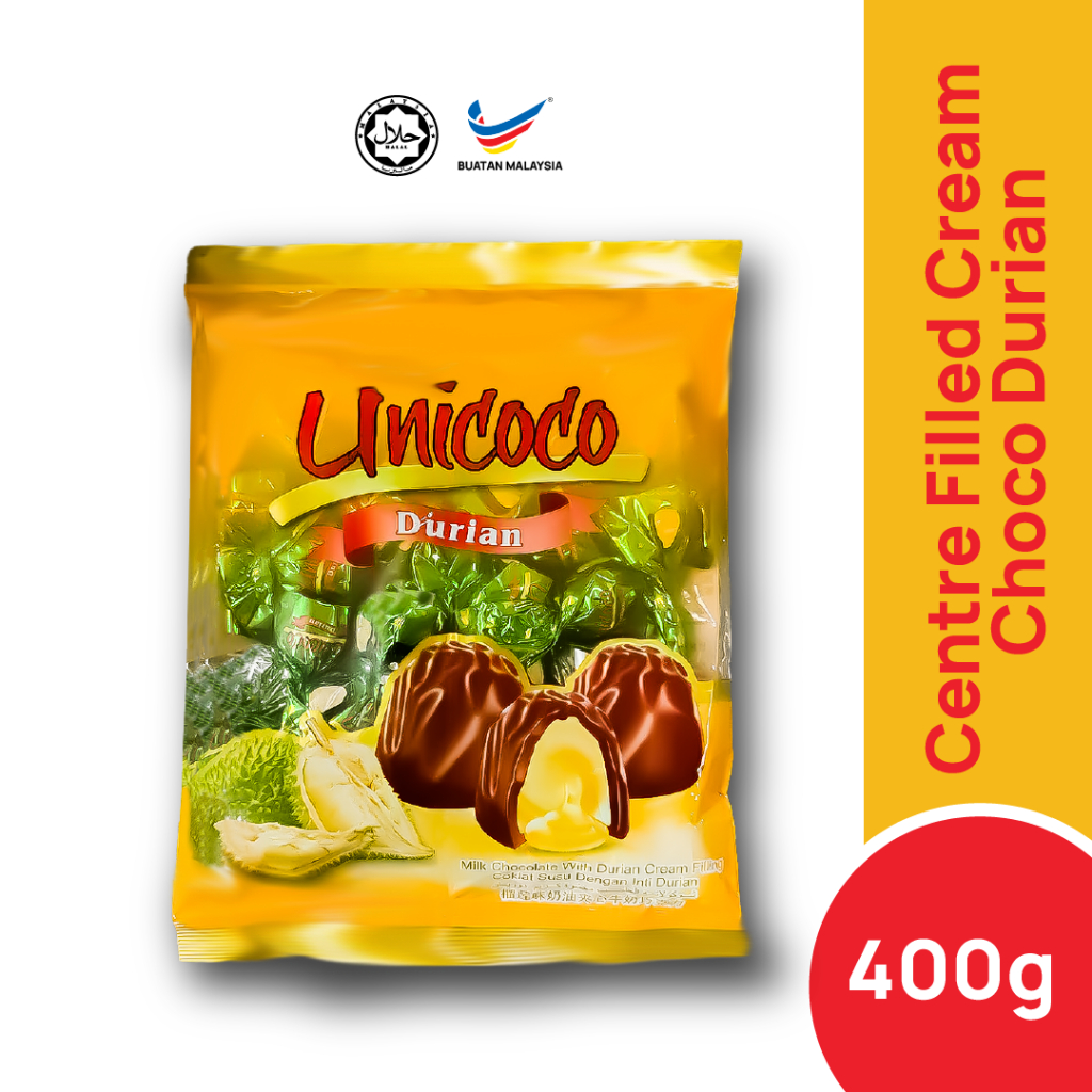 Unicoco Cream Chocolate Durian 400g | Shopee Malaysia