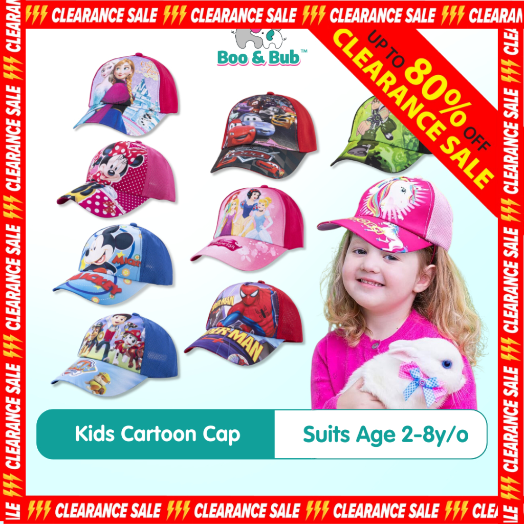 Kid Cartoon Cap | Children SunSummer Caps Girls Hat Mickey Minnie ...
