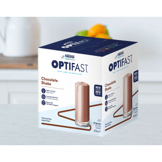 Nestle Optifast Milk Shake Chocolate 12x53g [Exp: 28/01/2026] (BUY 5 ...