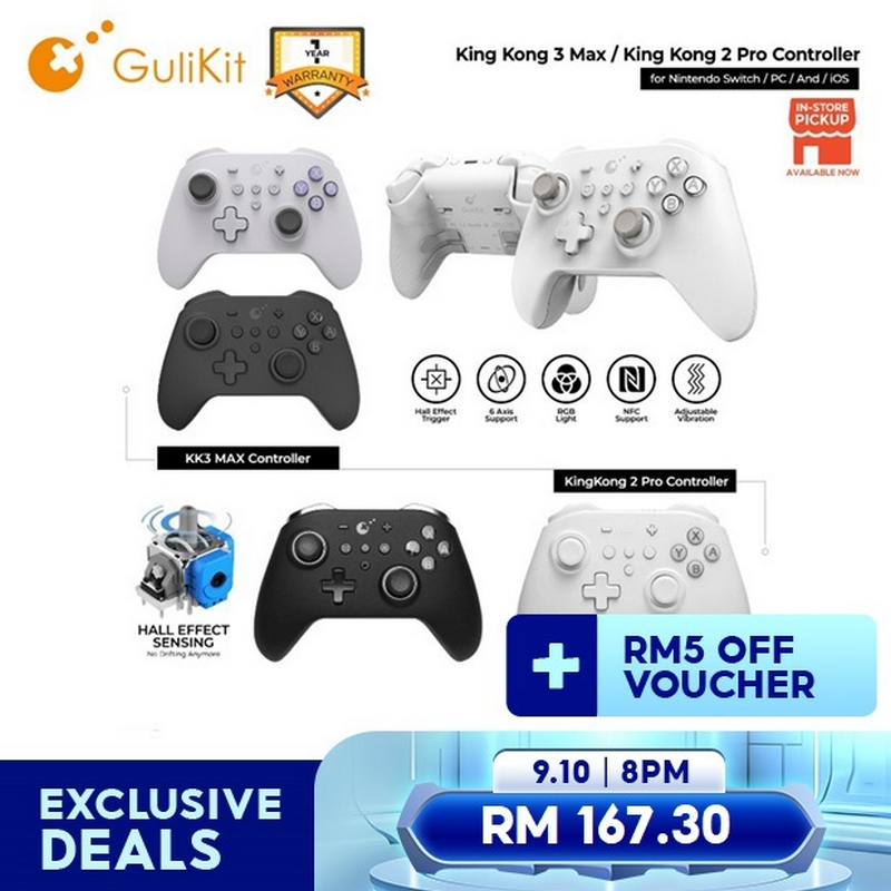 【10.10 SALE】GULIKIT King Kong 3 KK3 Max King Kong 2 Pro Controller for ...