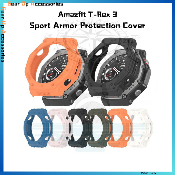 Amazfit T-Rex 3 | T Rex 3 Sport Armor Protect Cover , Soft Bumper ...