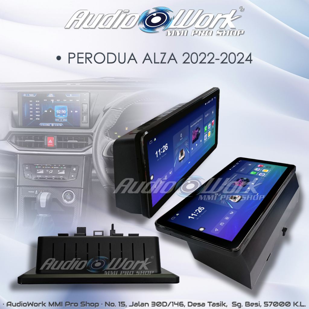 AudioWork Car Android Player 10.33 Inch WIDE SCREEN 2GB+32GB Car ...