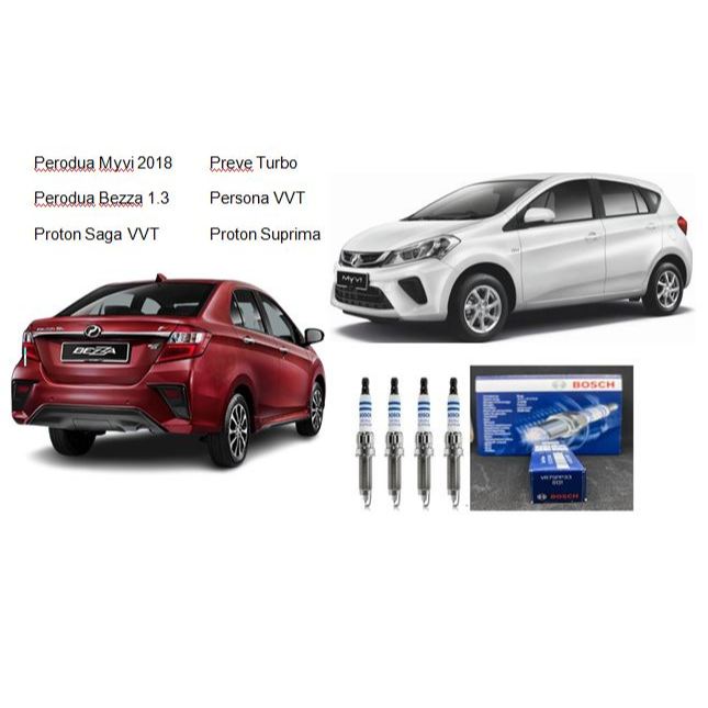 Bosch VR7SPP33 Spark Plug - Perodua Bezza Spark Plug, Myvi 1.3 1.5 ...